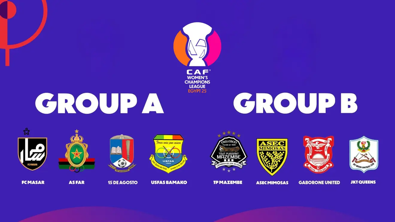 CAF Women’s Champions League 2025: Tournament Kicks Off 8–21 November ...